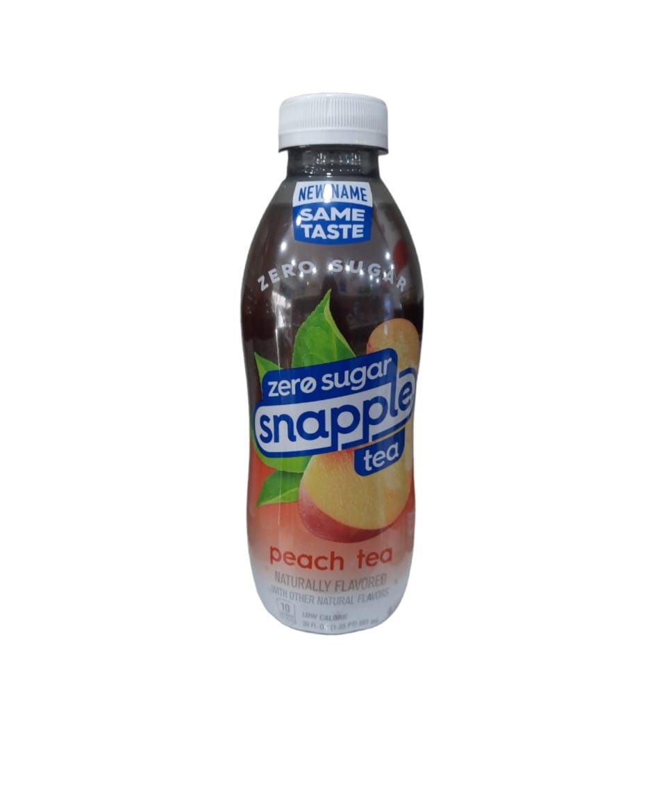 SNAPPLE ZERO SUGAR PEACH TEA 20OZ - The Gourmet Grocer