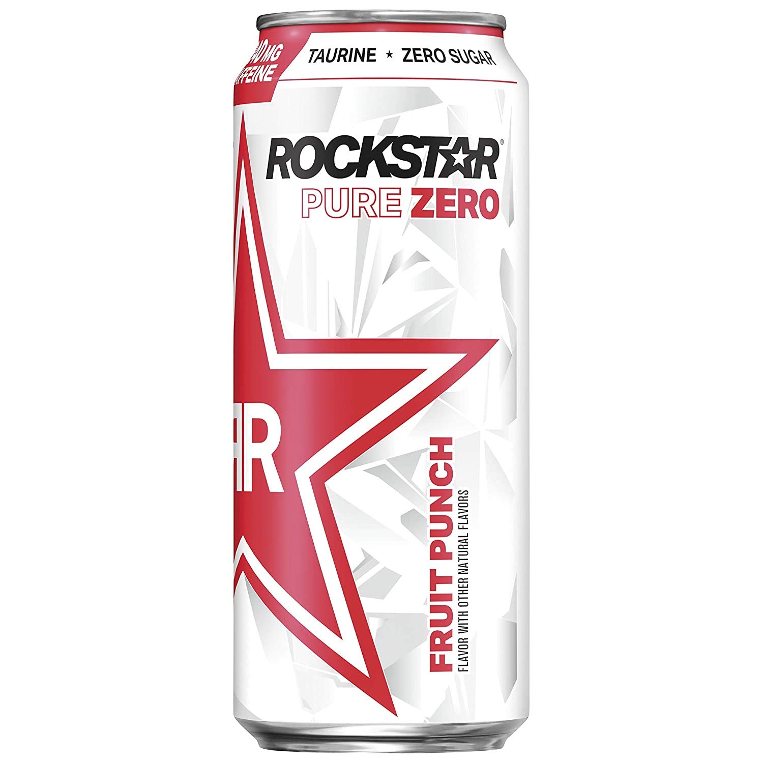 ROCKSTAR PURE ZERO FRUIT PUNCH 16 OZ - The Gourmet Grocer